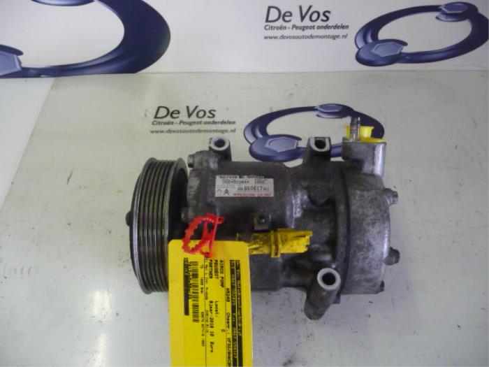 Peugeot Partner Air conditioning pump 9HW-9HW9H02 2010 6453YJ | De Vos ...