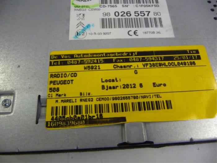 Display Interieur - De Vos Autodemontage