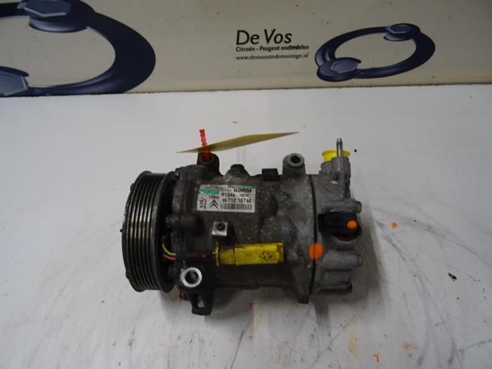 Peugeot 5008 Air conditioning pump 9HR9H05 2011 648734-9800839580 ...