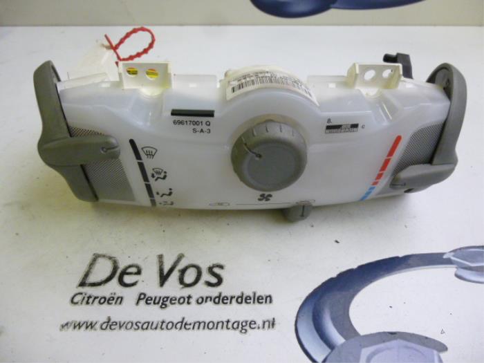 Citroen C1 1.0 12V Heater control panel 2006 6554KY-6451SF | De Vos ...